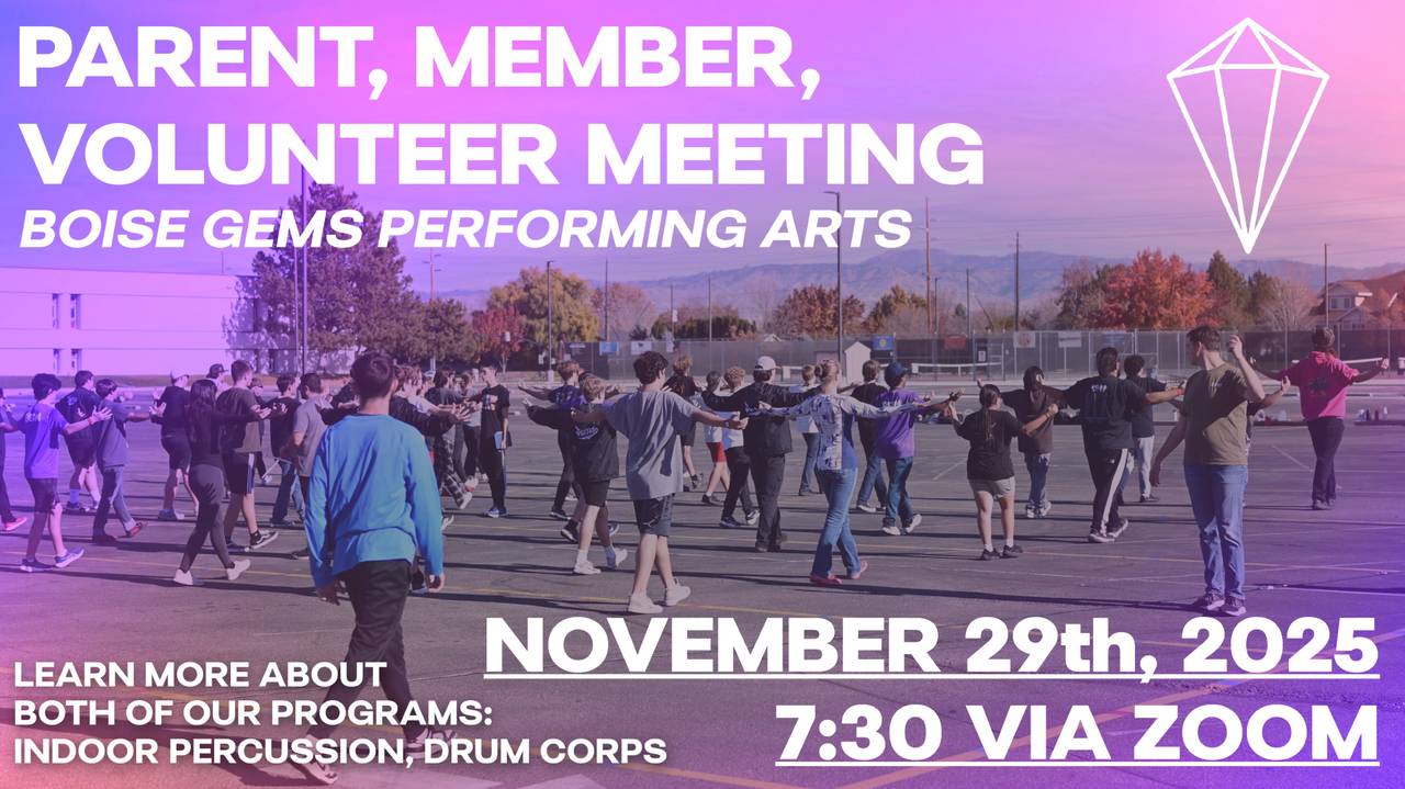 Boise Gems Performing Arts - Members, Parents, Volunteers: Information ...